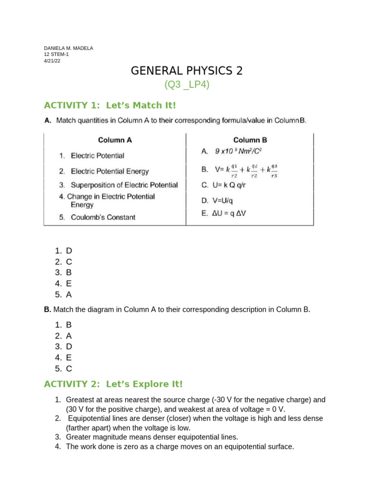 Physics 2 q3_lp4 | PDF
