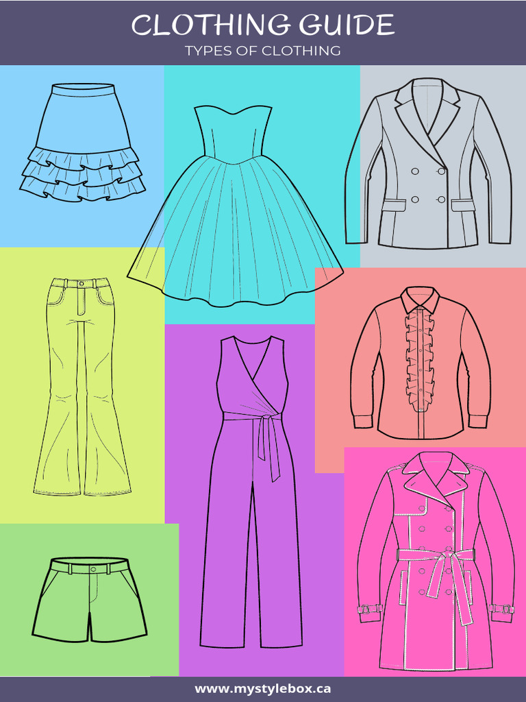 Comprehensive Clothing Style Guide | PDF | Sweater | Clothing