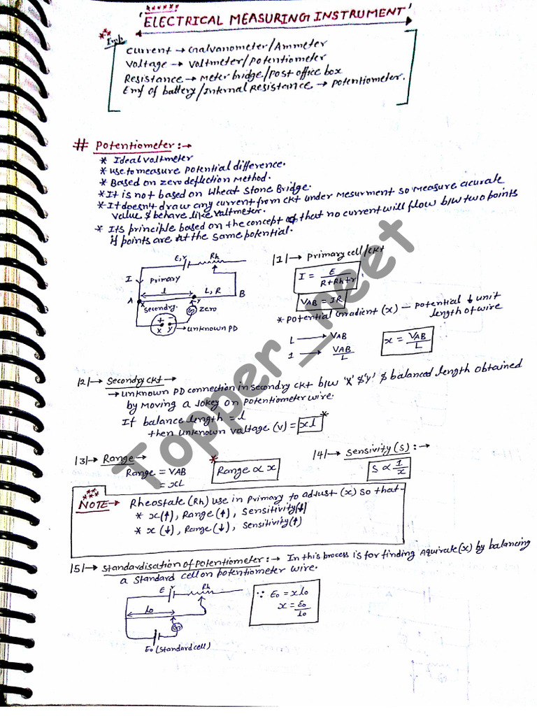 Electrical Measurement Device Pdf