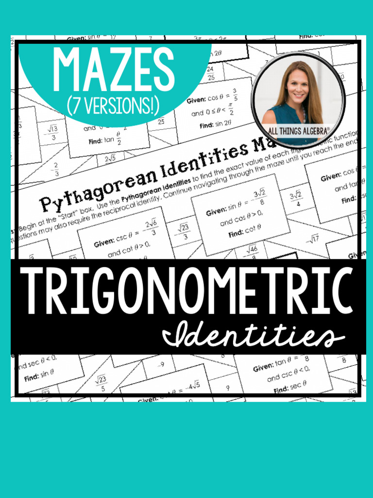 (7 Versions!) : Mazes | PDF | Trigonometric Functions | Elementary ...