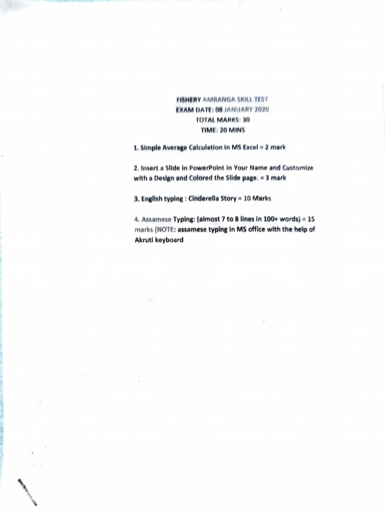 Word and Excel cheat sheets and practice QPs | PDF | Computing | Text