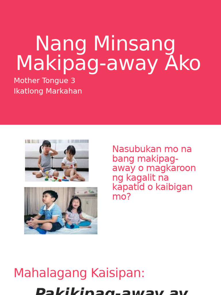 Nang Minsang Makipag-Away Ako | PDF