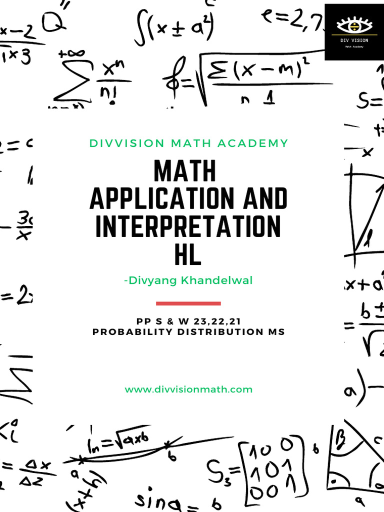 AI HL Probability Distribution MS | PDF