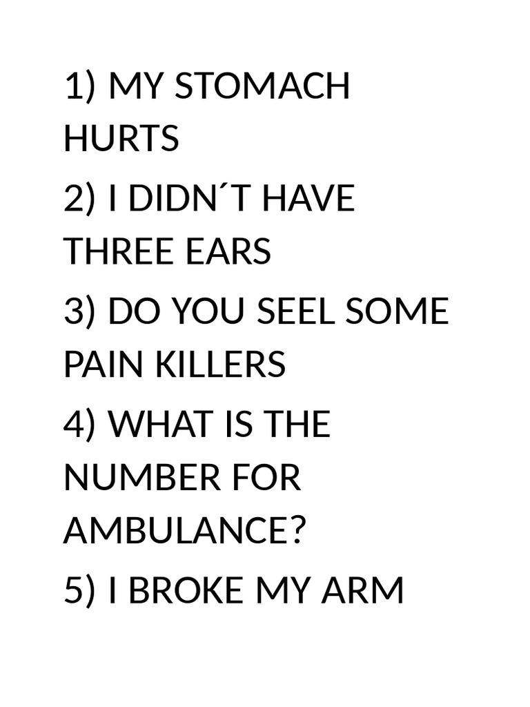 Running Dictation Body | PDF