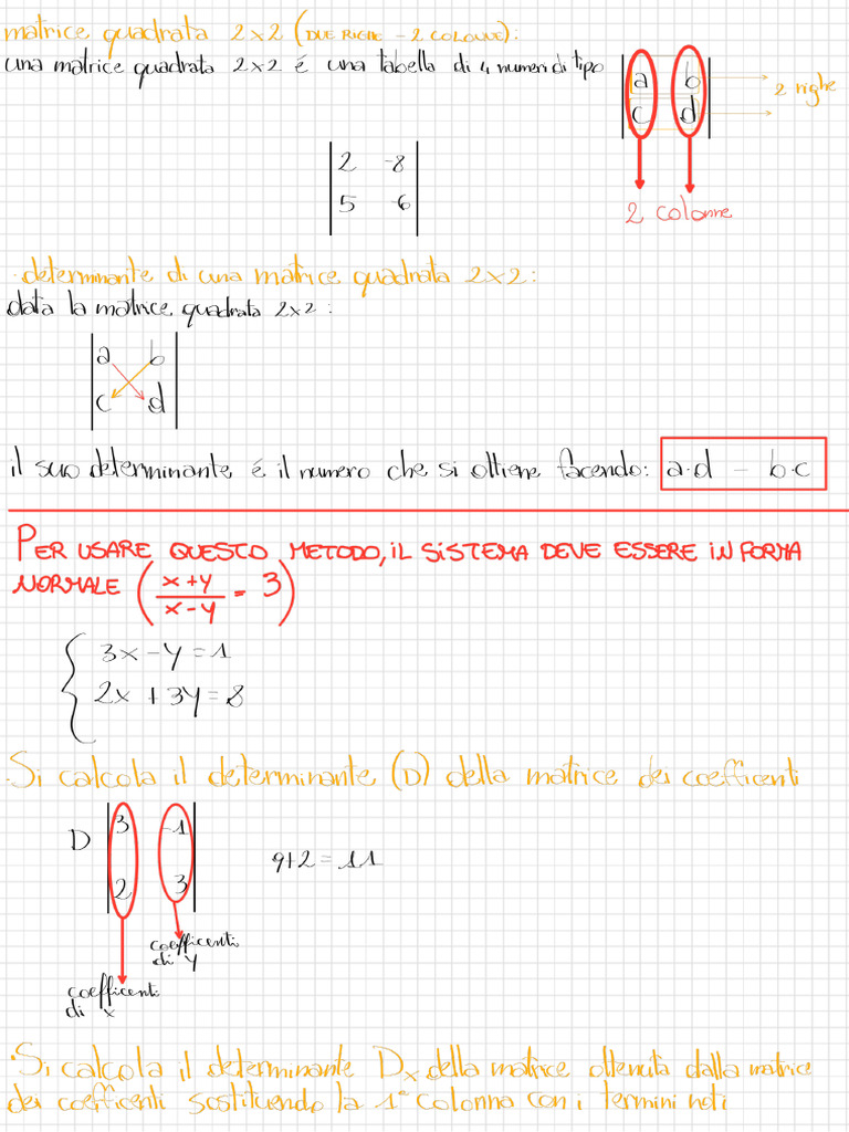 Metodo Di Cramer | PDF