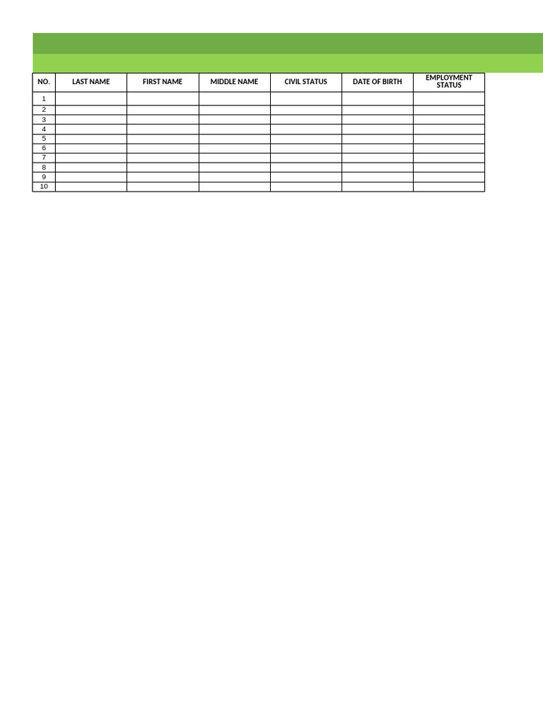 Alphalist of Employees (2024) | PDF