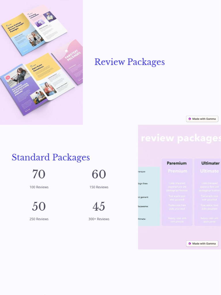 Review Packages | PDF