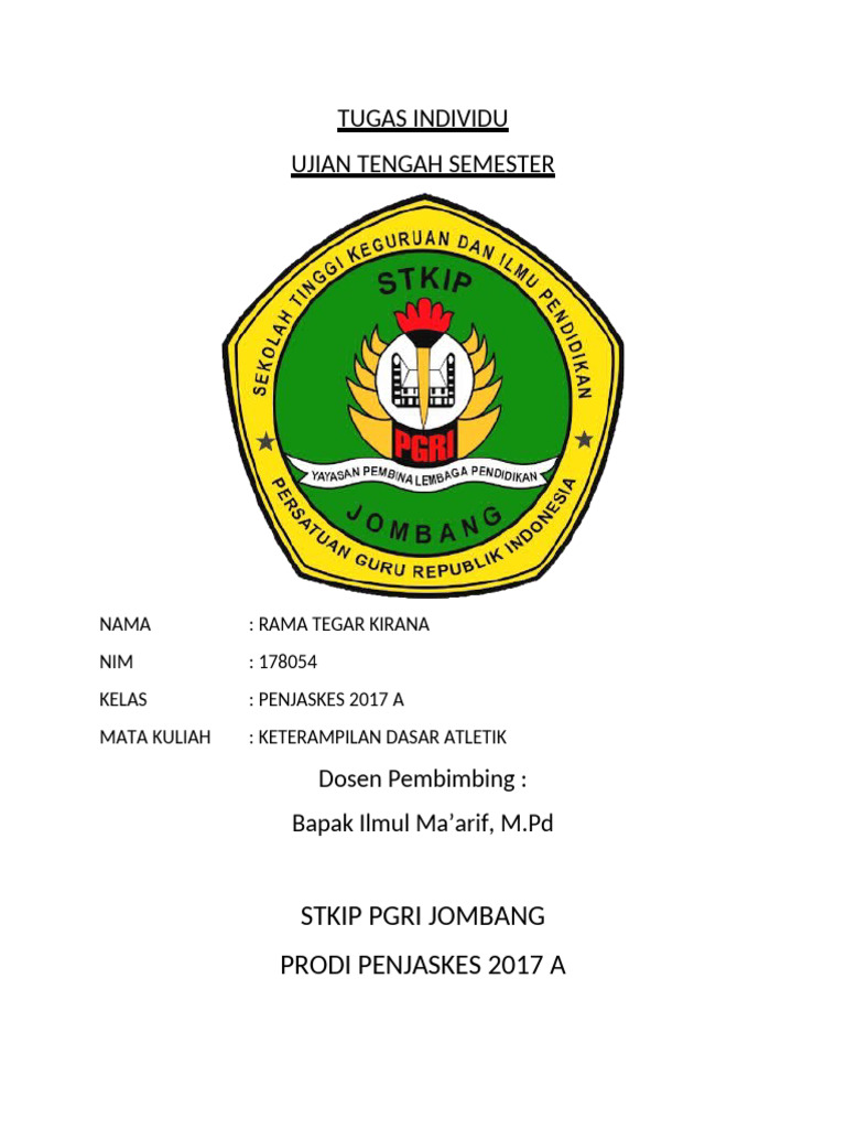 Istilah dan Teknik Atletik Dasar | PDF