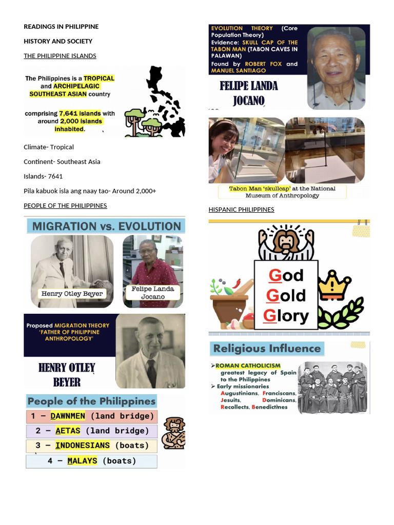 FTRC - Readings in Philippine History (Review) | PDF