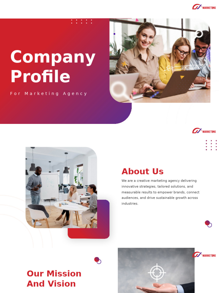 SlideEgg - 76133-Company Profile Template Free | PDF | Marketing ...
