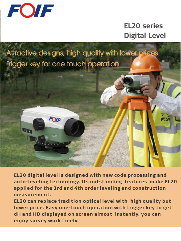 Tu-Equipo-Ficha Tecnica Nivel Digital Foif El28 Tu Equipo Sas | PDF