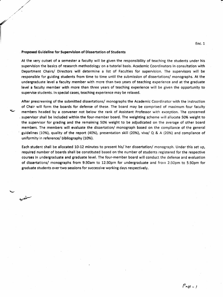 Guidelines For Research Supervisors | PDF | Thesis | Academia