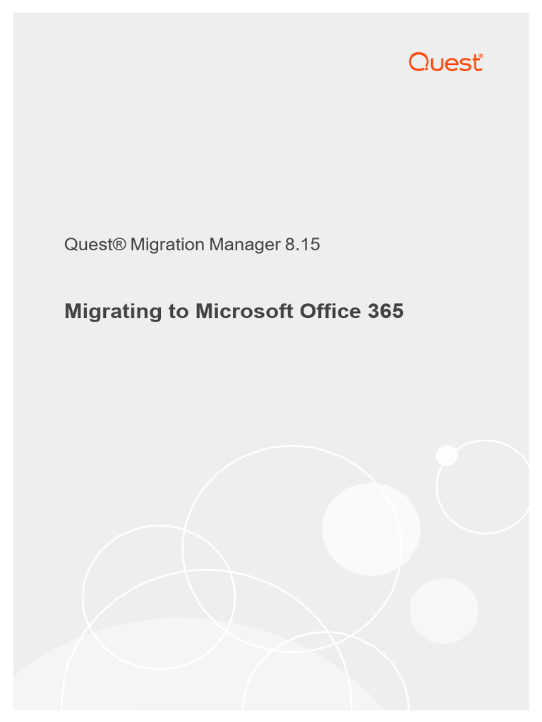 MigrationManager 8.15 MigratingToOffice365 | PDF | Microsoft Outlook ...