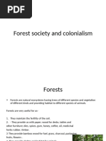 CH 4 Forest Society and Colonialism | PDF | Forests | Sustainability