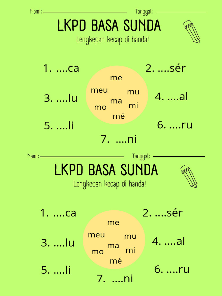 Lkpd Sunda Kamis | PDF