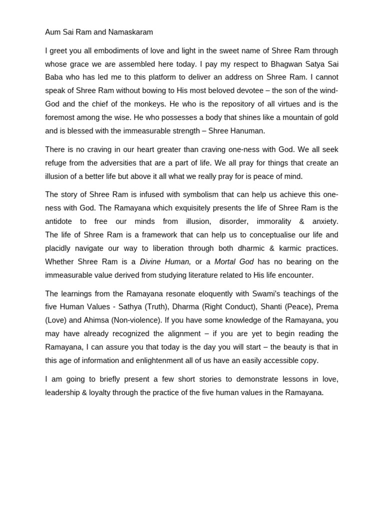 Ramayana's Timeless Lessons | PDF | Rama | Sita