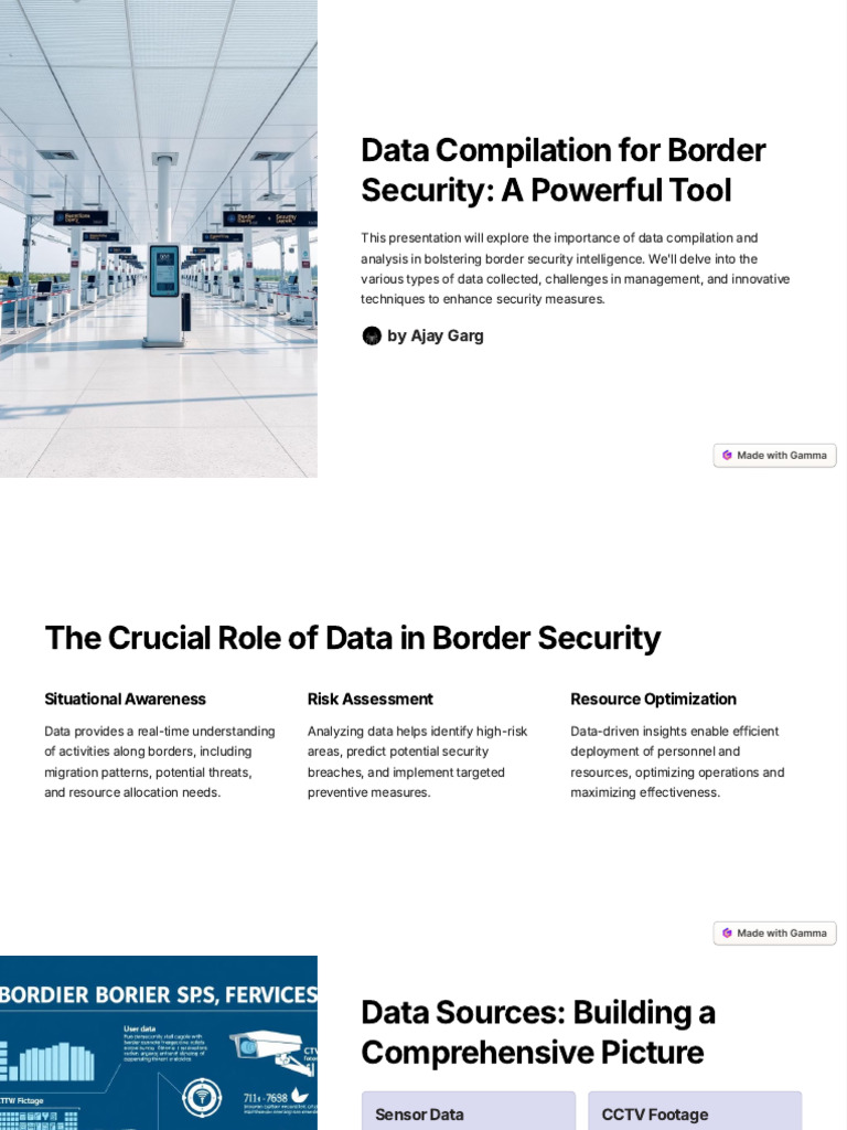 Data Compilation For Border Security A Powerful Tool | PDF | Computer ...