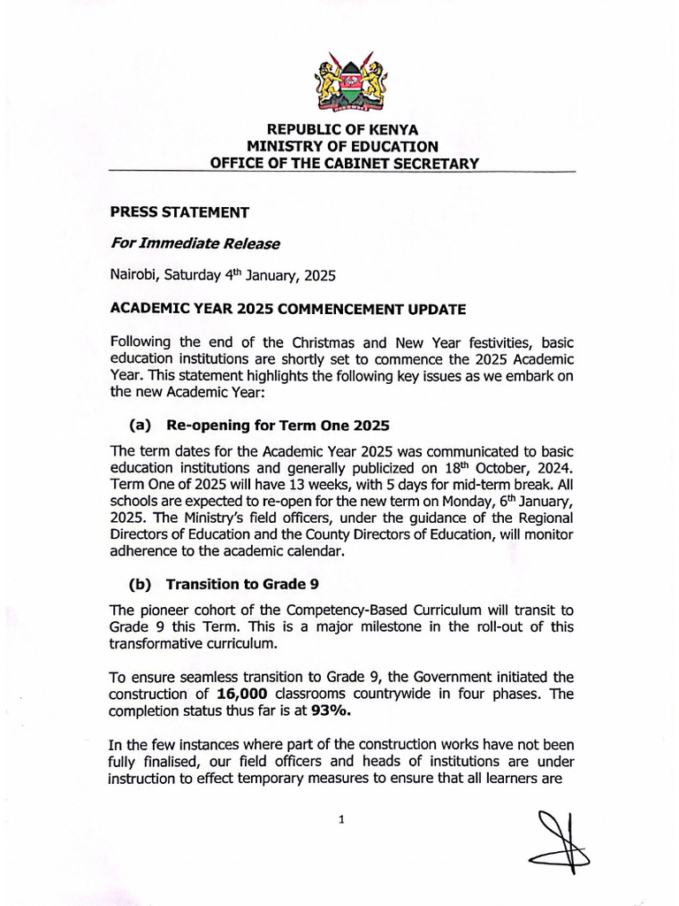 Press Release - 2025 Academic Year Commencement Update | PDF