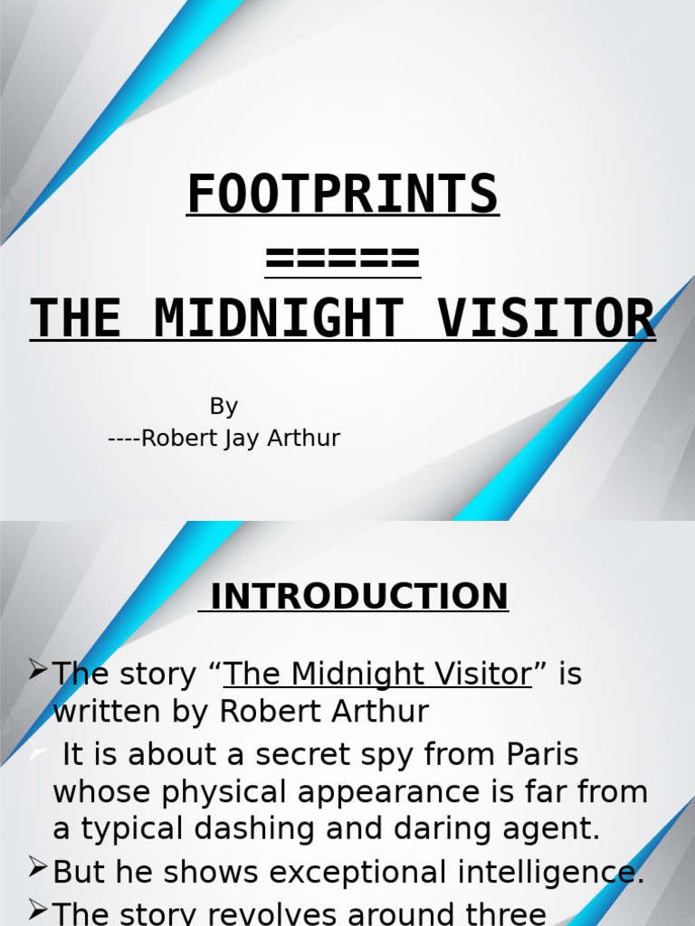 The Midnight Visitor | PDF