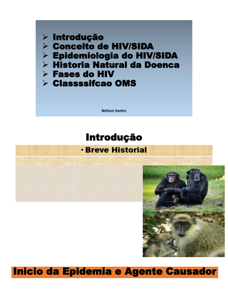Fases e Epidemiologia do HIV/SIDA | PDF | HIV/AIDS | HIV