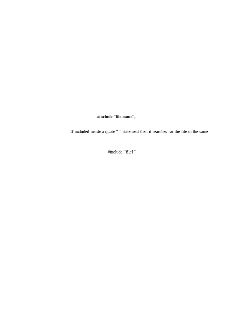 Unit 5 1 Preprocessor Directives Pdf Computer Programming Computer Engineering