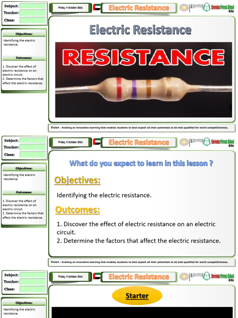 Electric Resistance | PDF | Electricity | Electron