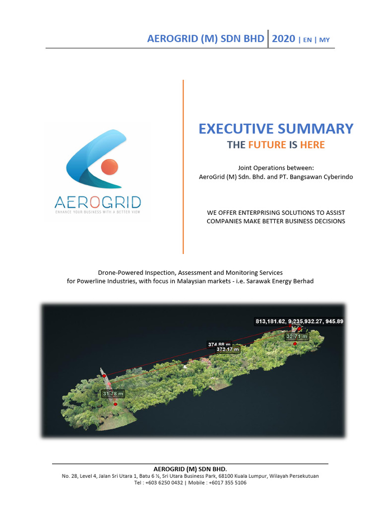 V2_Aerogrid_ExecSummary | PDF | High Voltage | Lidar