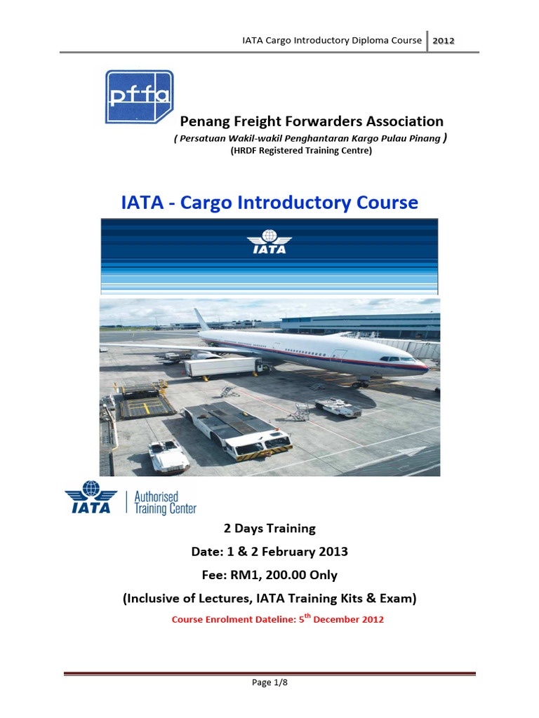 IATA Cargo Introductory Course | PDF | Transport | Aviation