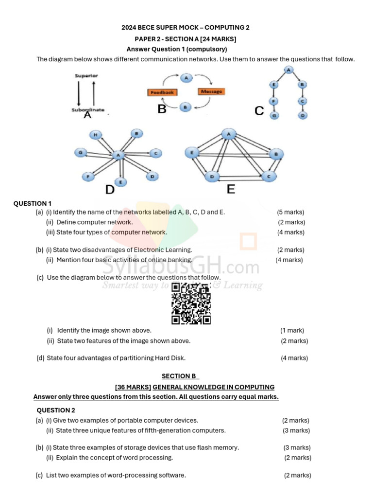 2024 Super Mock Computing 2 | PDF | Computer File | Computing
