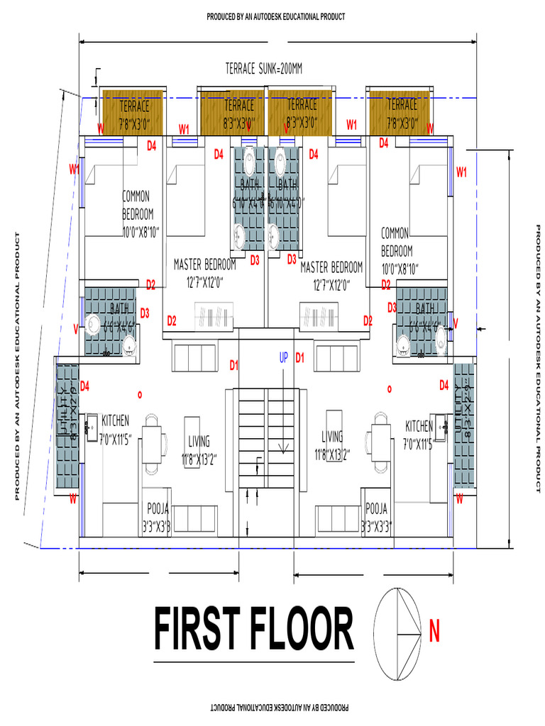 Floor Plan Layout with Dimensions | PDF