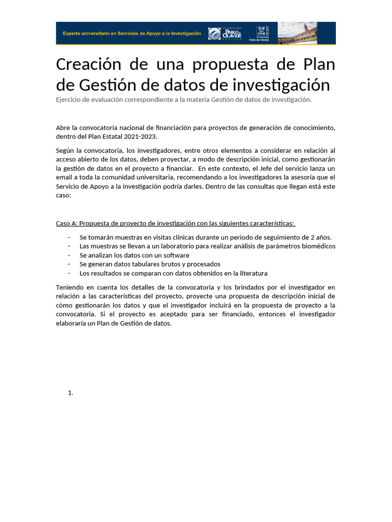 Actividad Práctica GDI CasoA YMG | PDF