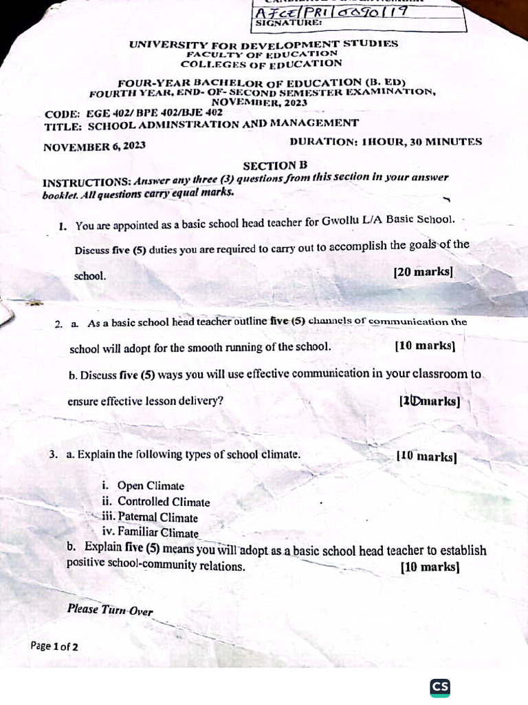 UDS 2023 ANSWERED EDMUND ALANGA | PDF