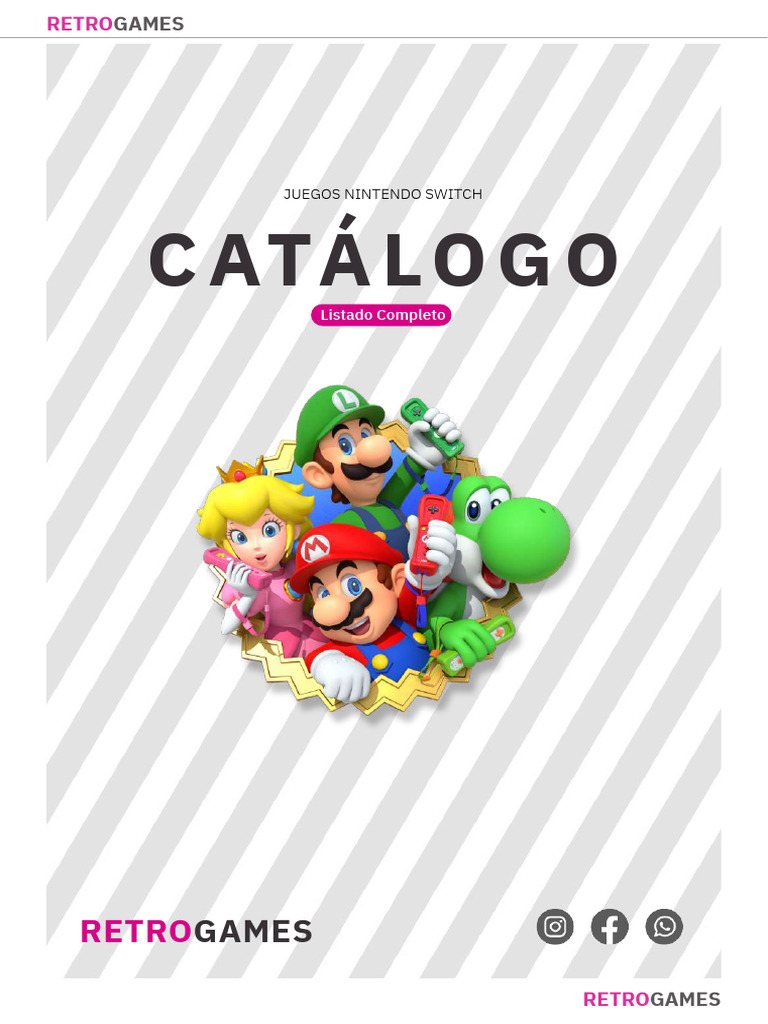 Catalogo Nintendo | PDF | Nintendo | Franquicias de videojuegos
