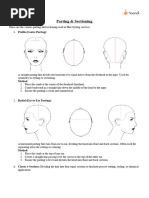 Haircutting Parts of Head Elevation | PDF | Hair | Hairstyle