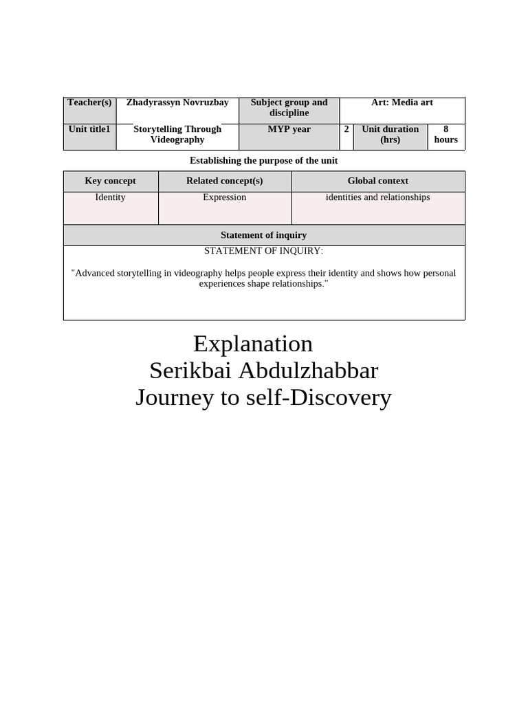 Media Art Summative Assesment | PDF | Mirror