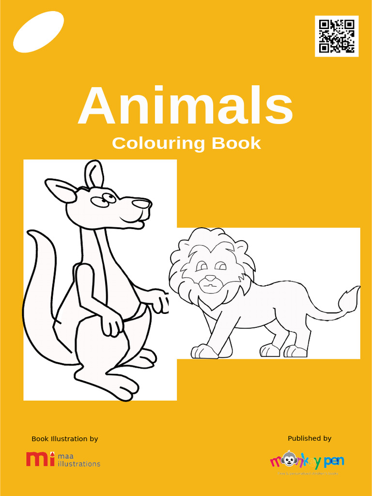00 Wild Animals Colouring Book | PDF | Early Childhood Education ...