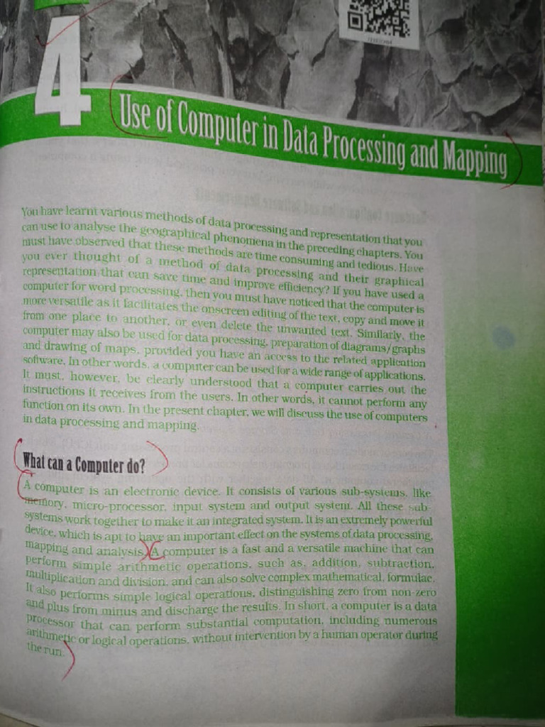 Chapter 4 Use of Computer in Data Processing and Mapping | PDF | Computer Data Storage ...