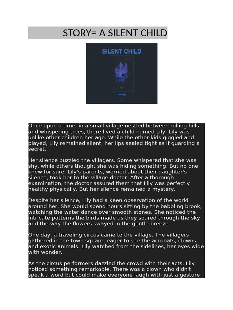 A Silent Child | PDF