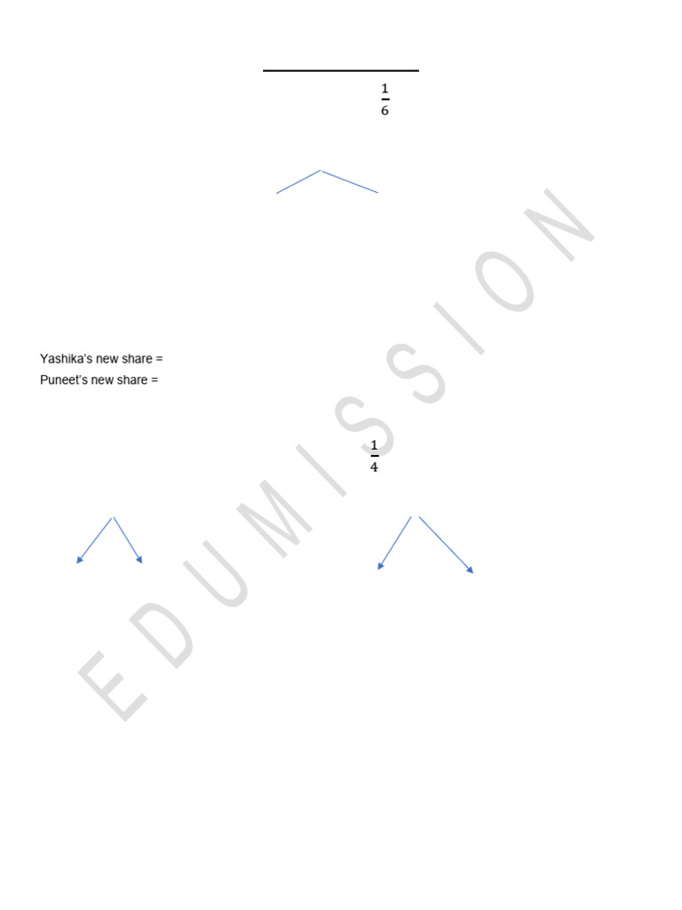 Partnership Ratio Calculations | PDF