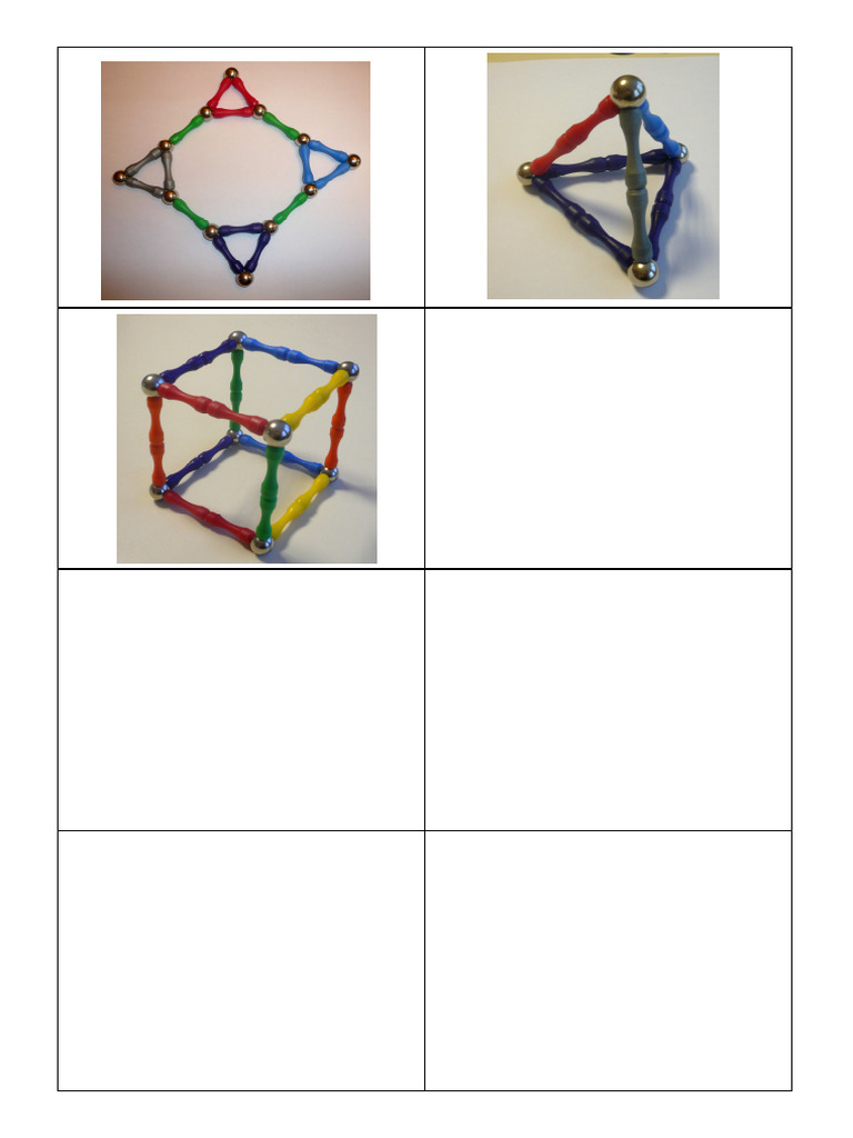 Modeles Geomag A Reproduire.p4 | PDF