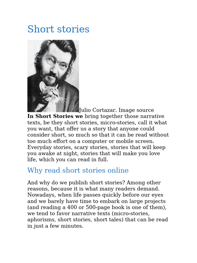 Free Short Stories for Quick Reads | PDF