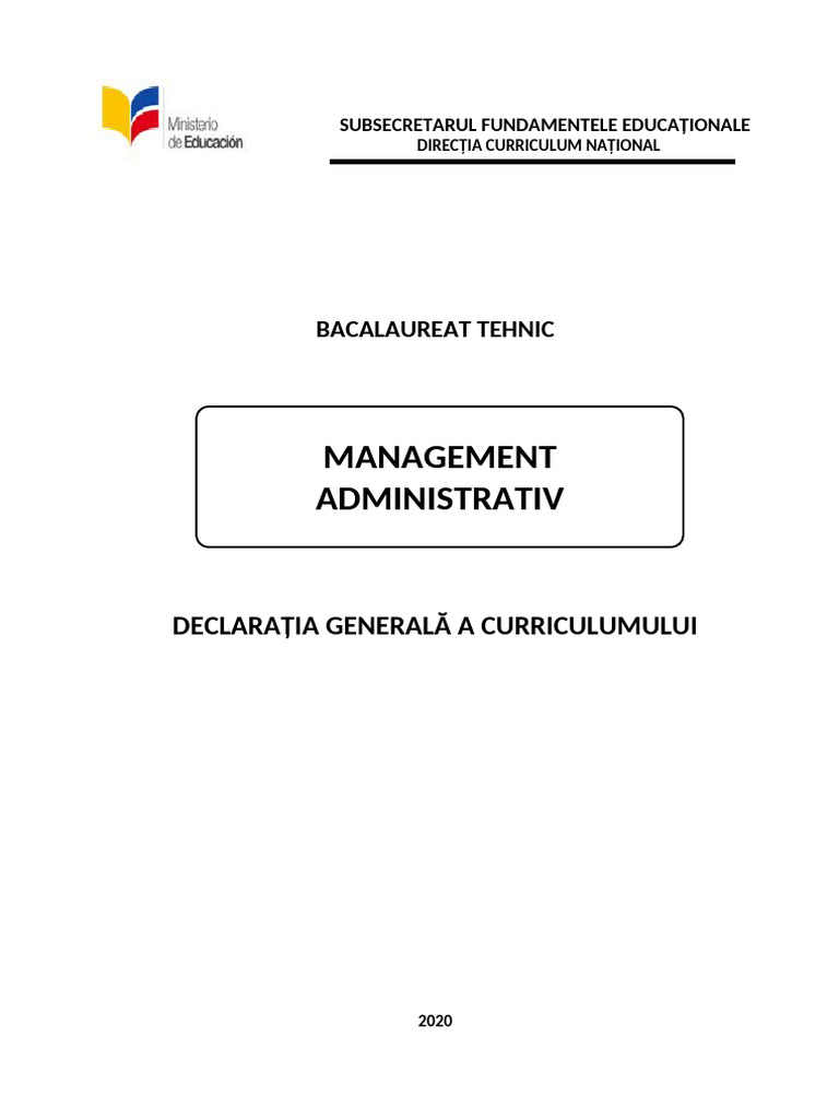 EGC-Gestiune-Administrativă | PDF