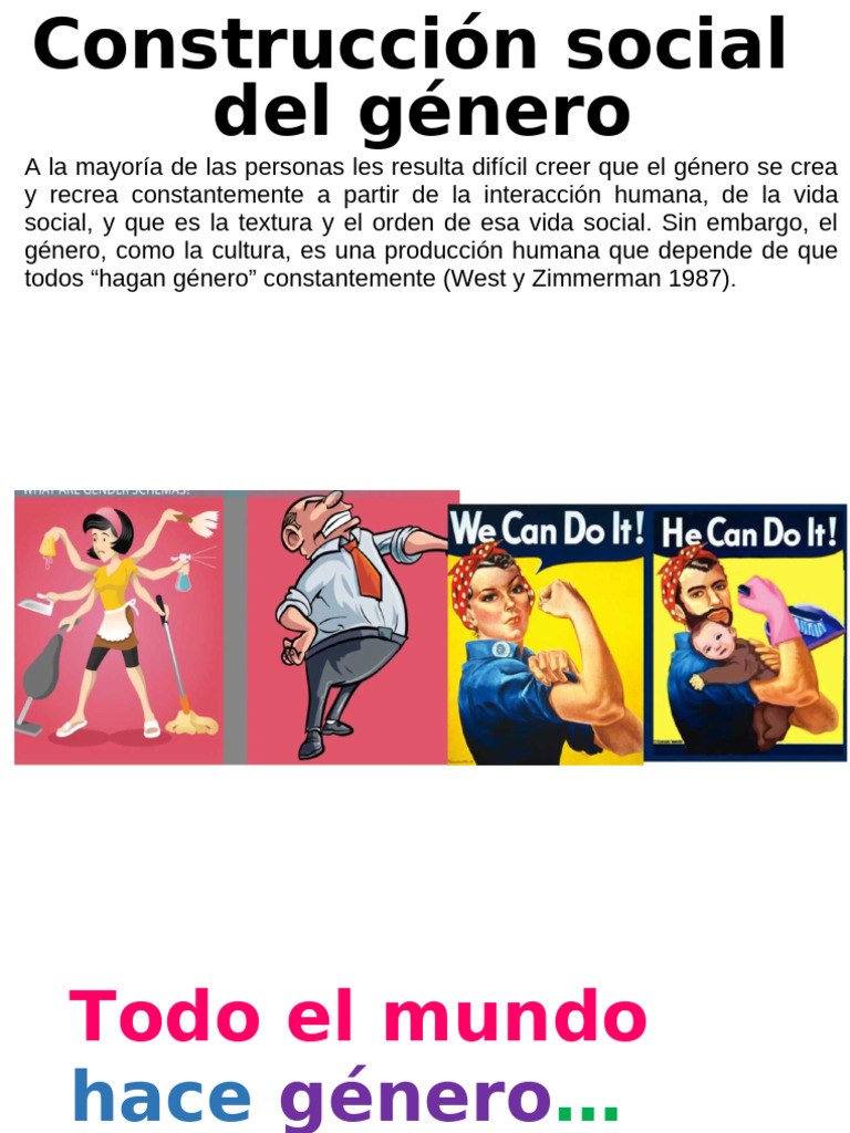 Construcción Social de Género | PDF | Género | Estudios de género