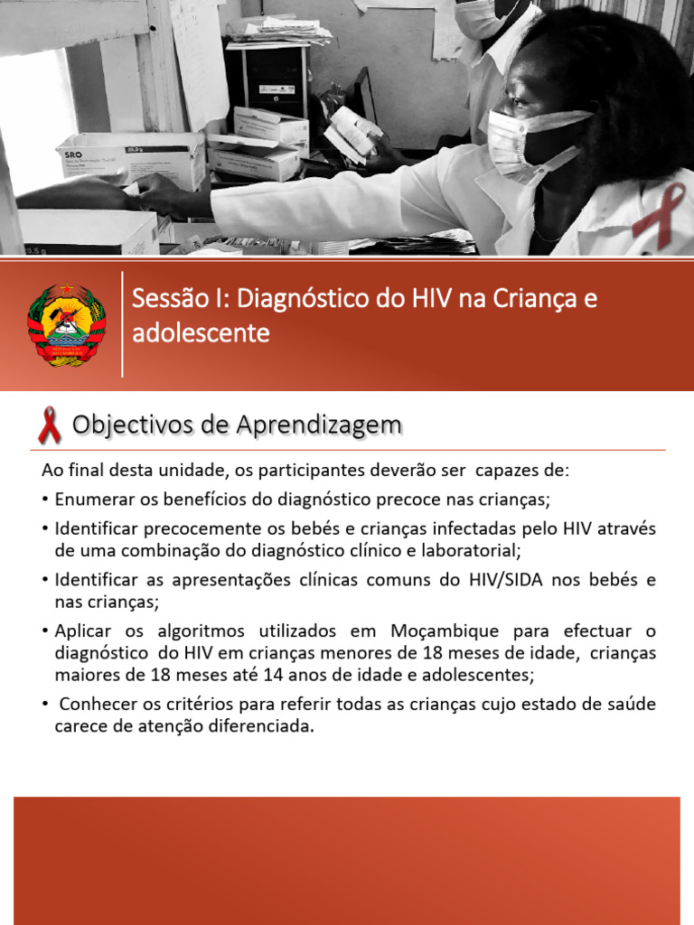 Sess - o 1 - Diagnostico Do HIV Outubro 19 de Novembro 2021 Validado | PDF | HIV | HIV/AIDS