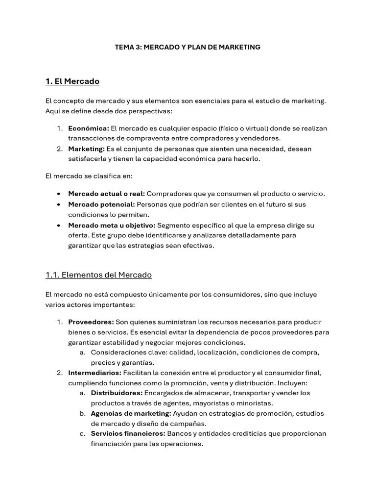 T3 Resumido Eie | PDF | Marketing | Segmentación de mercado