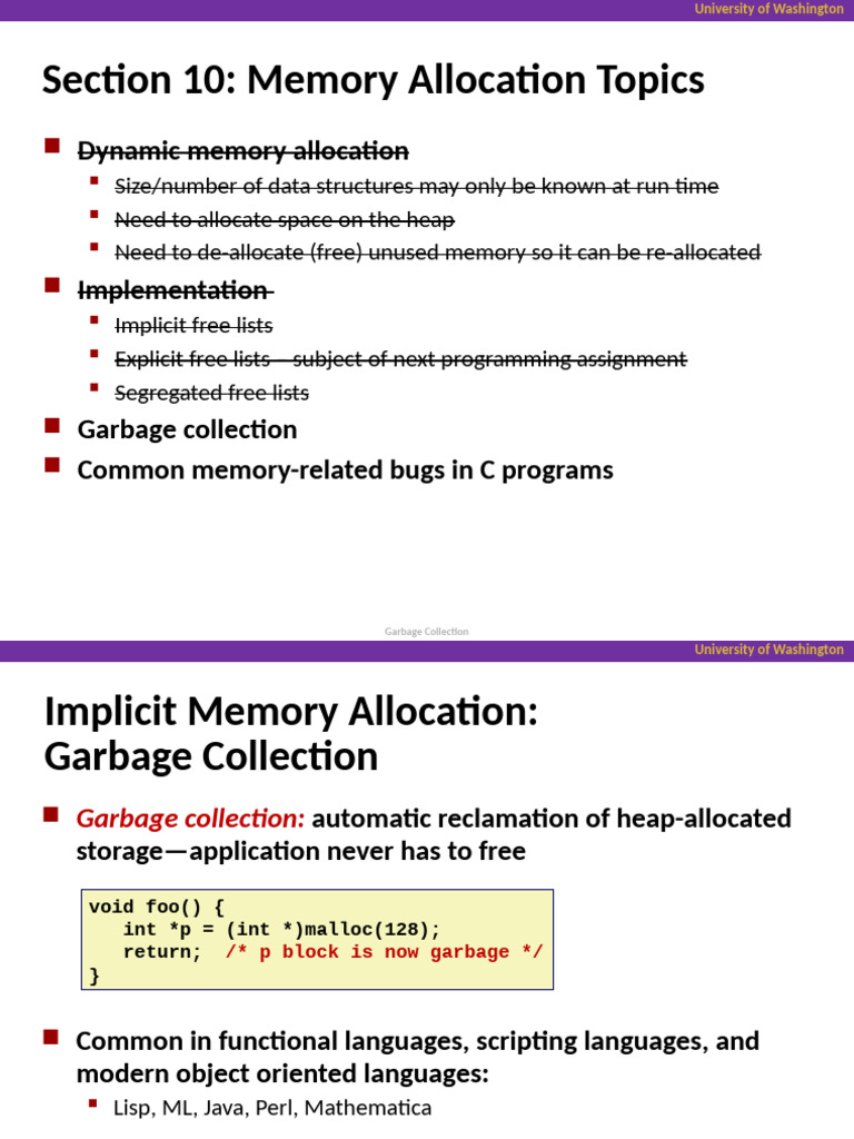 Lecture Slides 10 105-Memallocation-gc | PDF | Pointer (Computer ... Lecture Slides 10 105-Memallocation-gc | PDF | Pointer (Computer ...