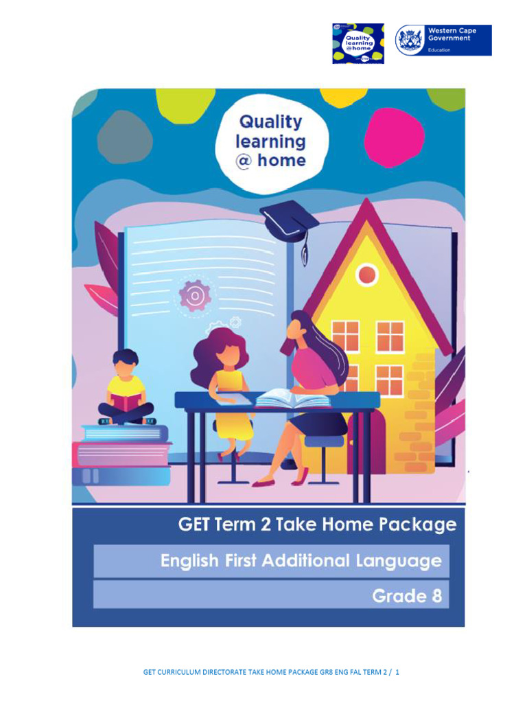 TAKE HOME PACKAGE Gr8 Eng FAL T2 | PDF | Part Of Speech | English Language