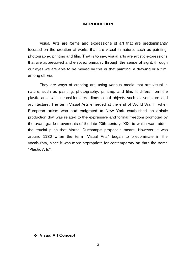 Visual Arts: History and Concepts | PDF | The Arts | Paintings