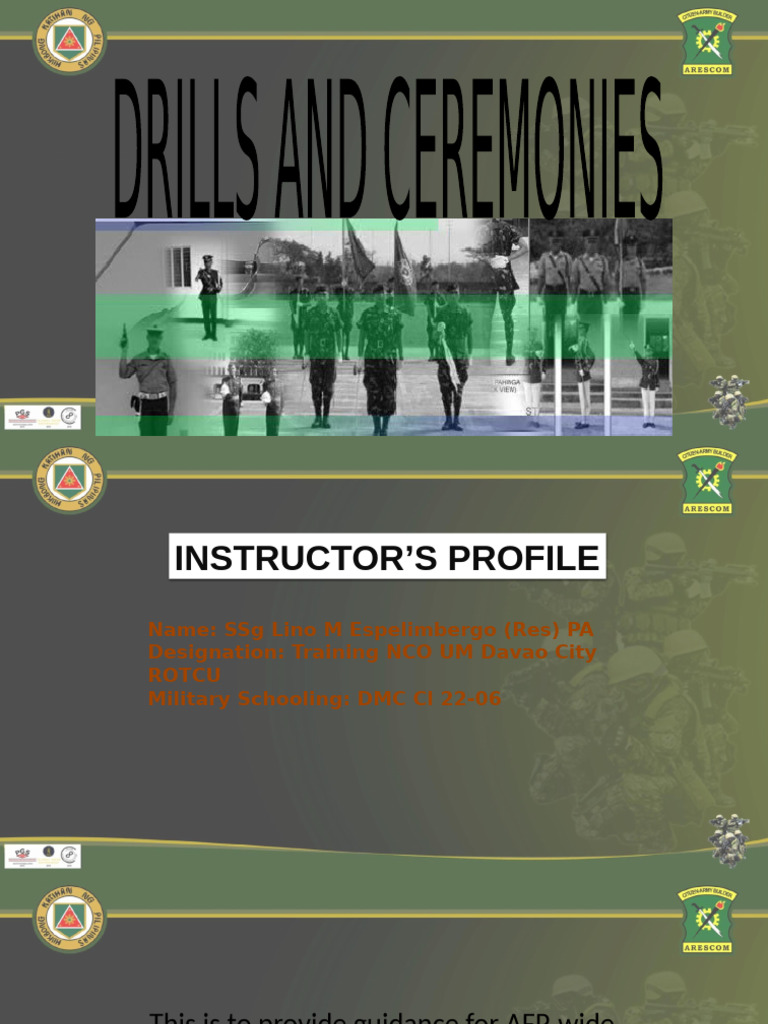 Drills-and-Ceremonies-Subject | PDF