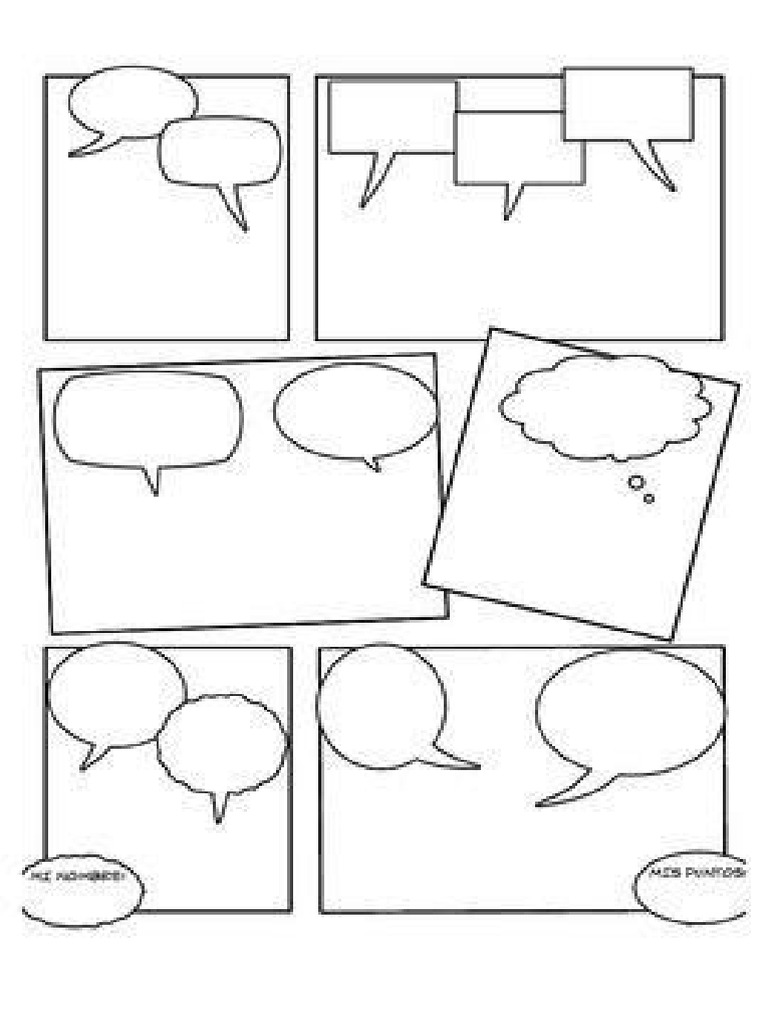 Comic Plantillas | PDF